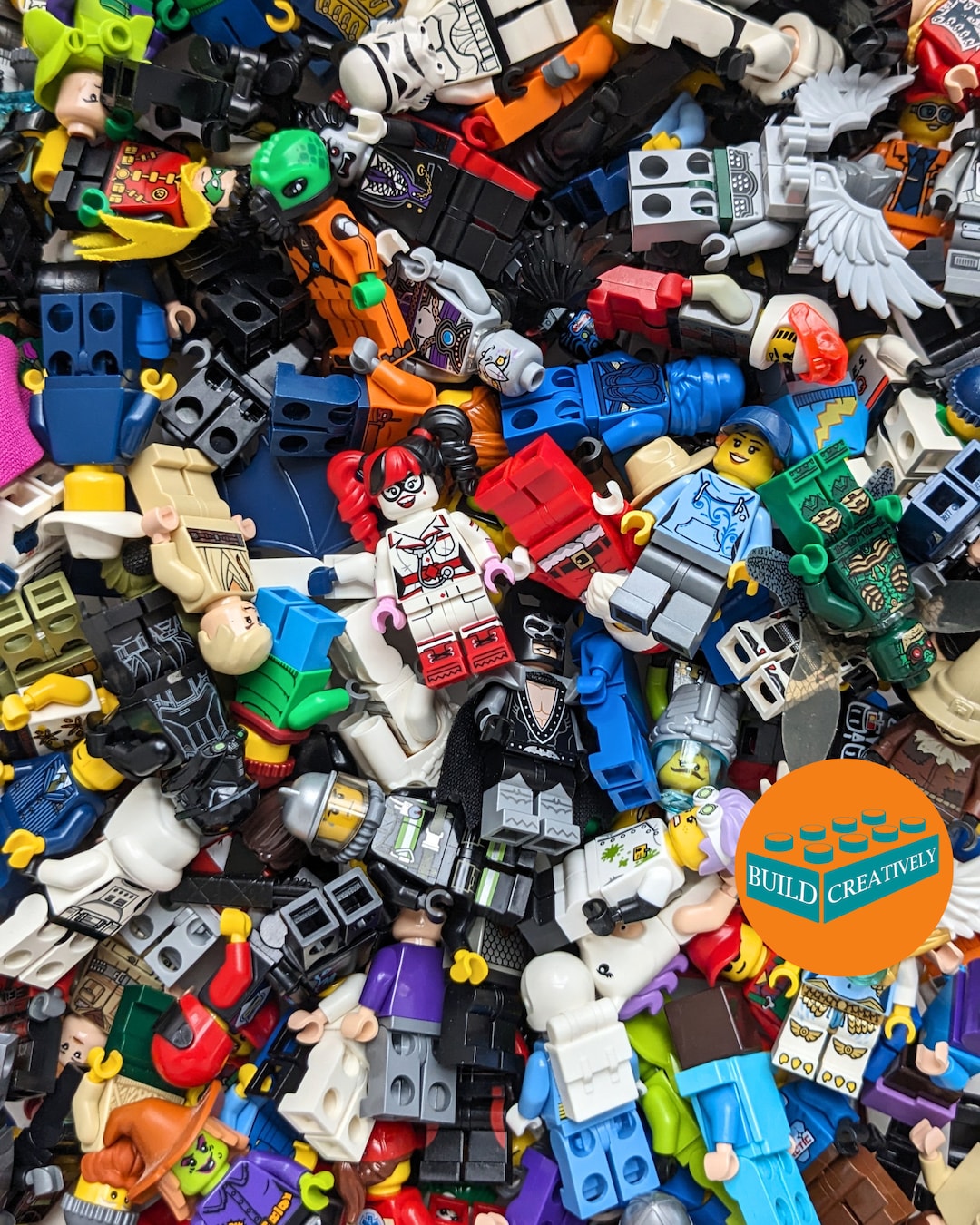 Lego® 5 Pack Minifigures Random Assortment Bag - Etsy