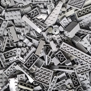 Light Gray Lego® Brick Mix: 1/2 Pound Random Assortment - Etsy