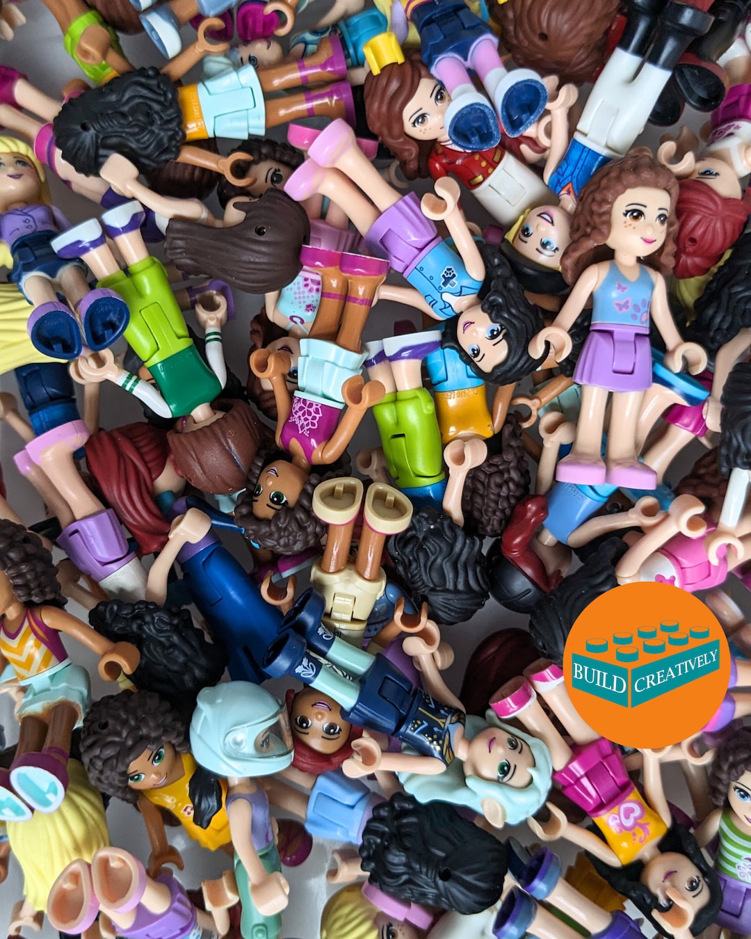 Lego® Friends 10 Pack! Build Your Own Friend Minifigure, Random ...