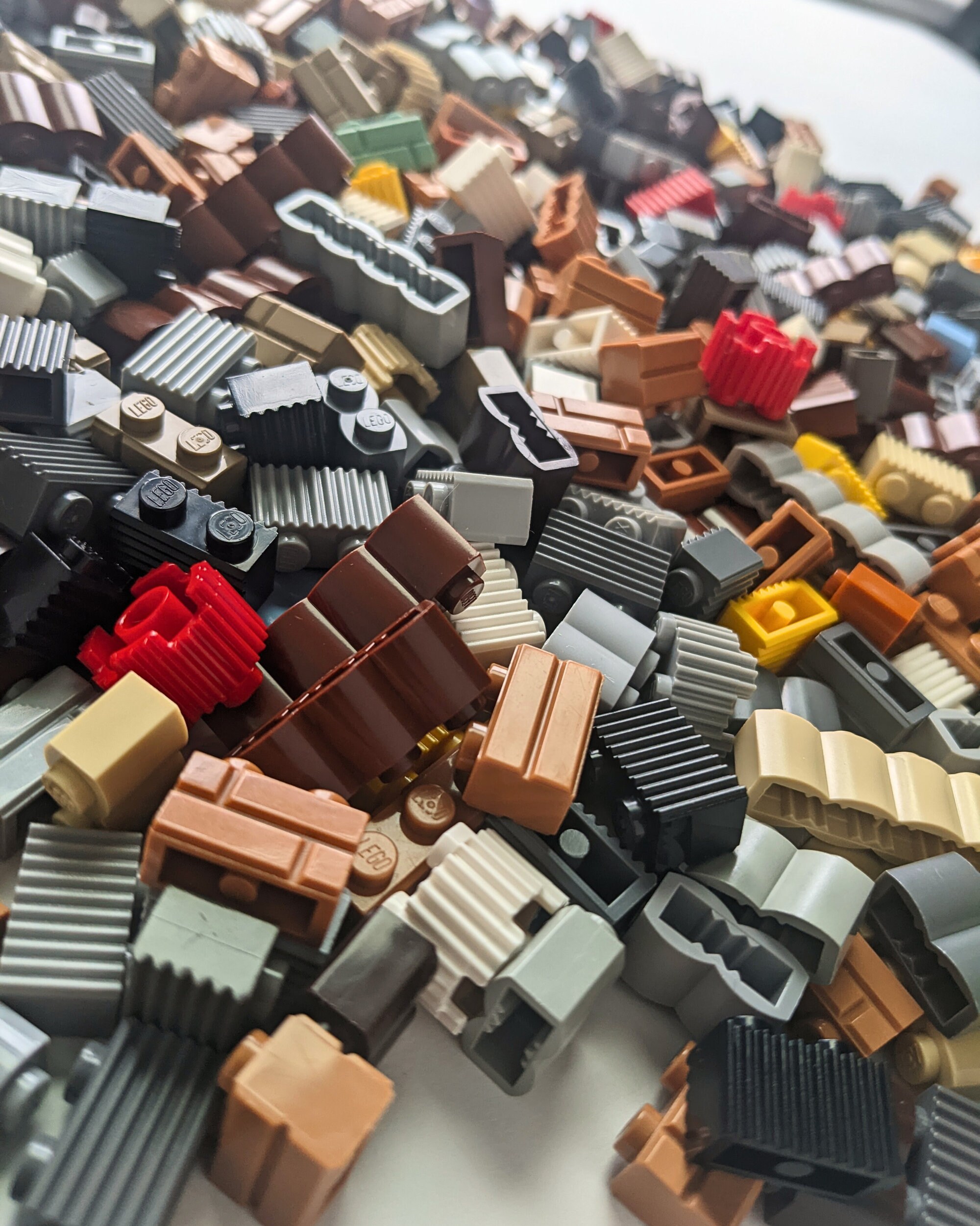 Lego® Ribbed, Textured, Masonry, and Log Pieces Mix Random Assortment ...