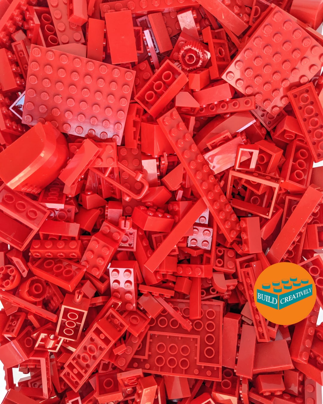 Mezcla de ladrillo rojo Lego® de 1/2 libra Surtido aleatorio de 8 oz a ...