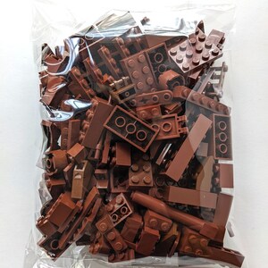 Lego® 1/2 Pound Brown Brick Mix! 8oz Random Assortment Bulk, Blind Bag ...