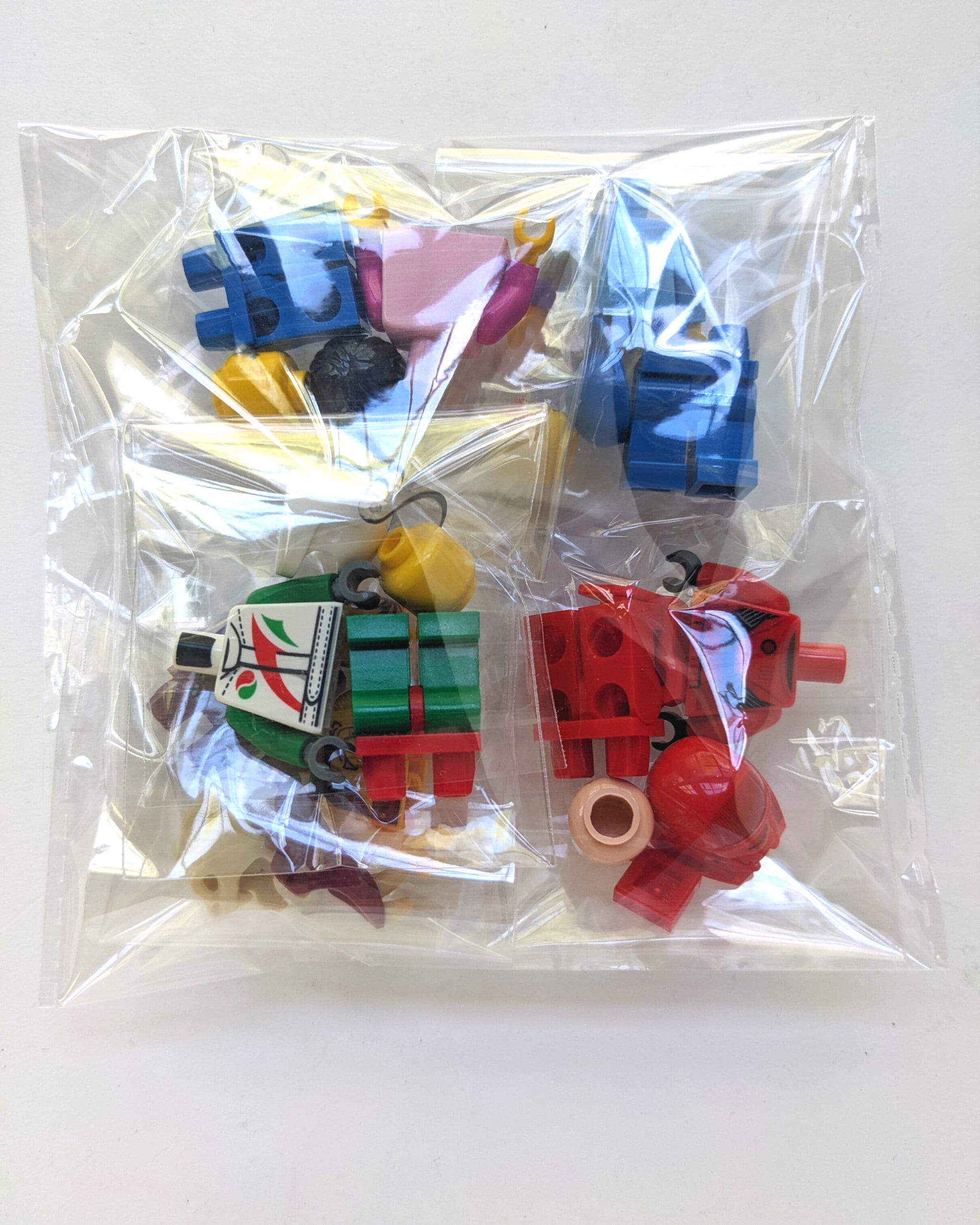 Lego® 5 Pack Minifigures Random Assortment Bag - Etsy