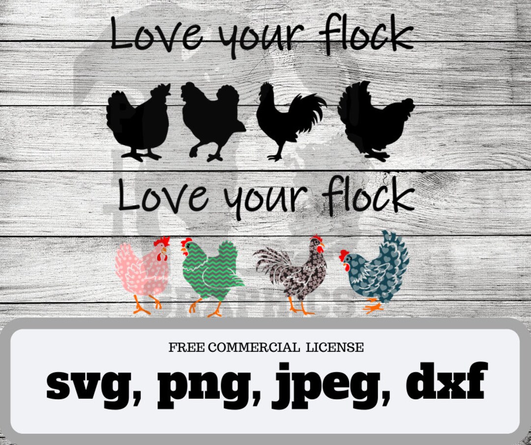 Love Your Flock Bundle Svg - Etsy