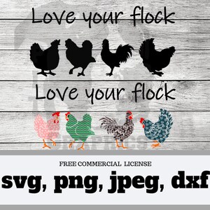 Love Your Flock Bundle Svg - Etsy
