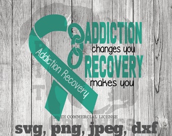 Addiction Recovery Chain Svg - Etsy