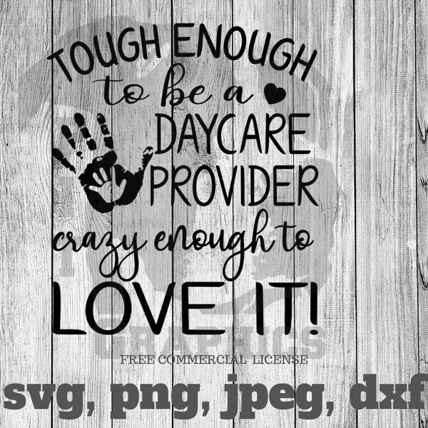 Daycare Provider Svg - Etsy