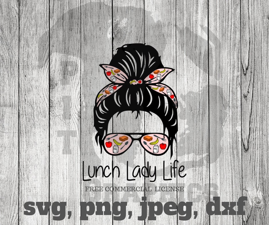 Lunch Lady Messy Bun - Etsy