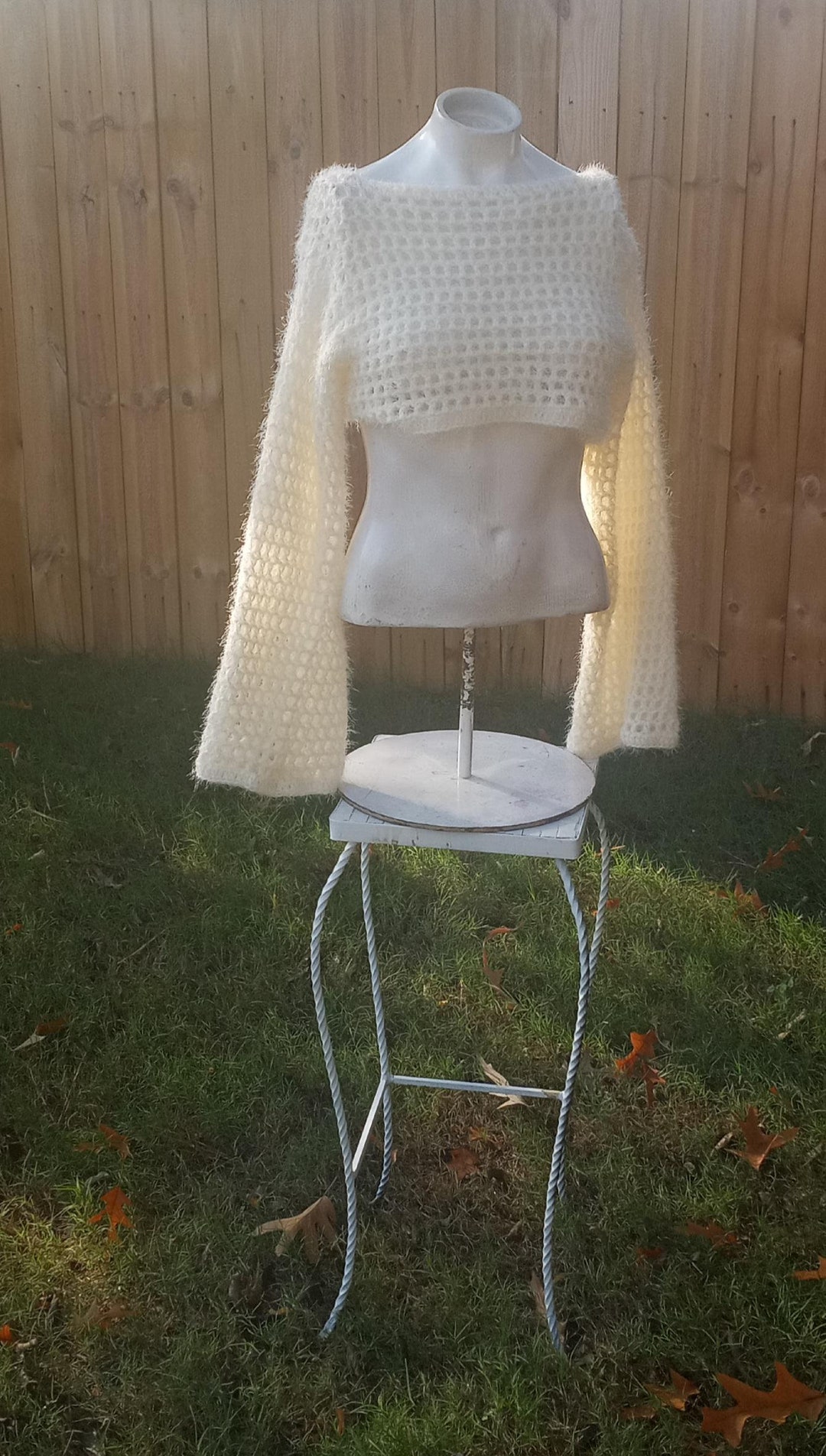 Crochet Net Shrug Sleeves, Winter Top, Shrug, Sweater, Sleeves, Bolero ...