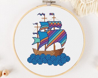Sailing & Nautical Cross Stitch Pattern - Etsy