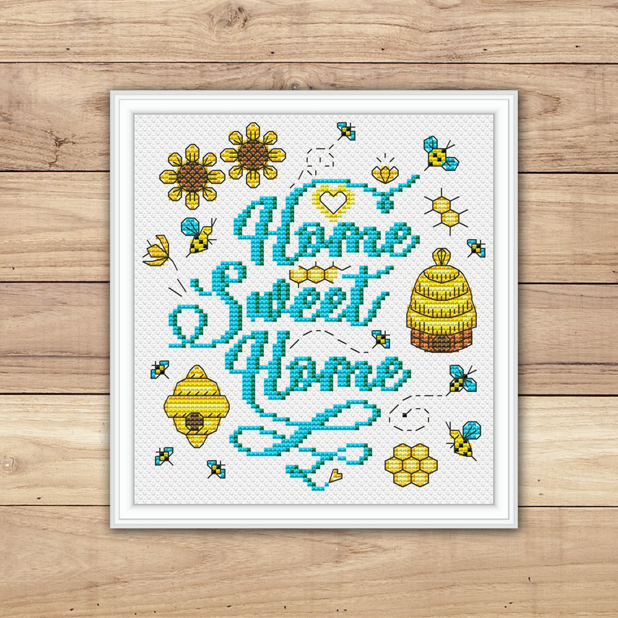 Home Sweet Home Cross Stitch Pattern PDF New Home House | Etsy