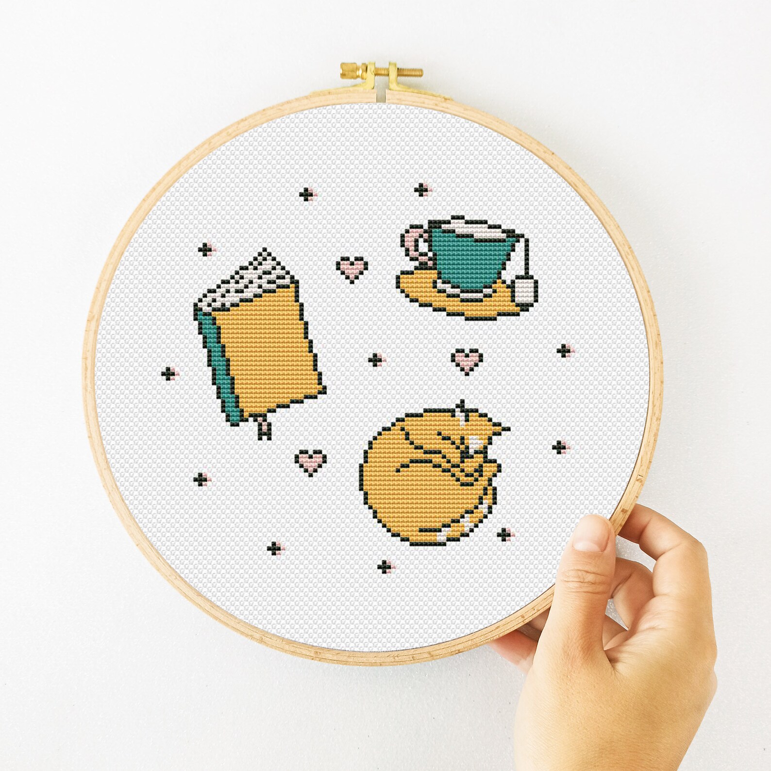 Book Sampler Cross Stitch Pattern PDF Reading Cross Stitch - Etsy