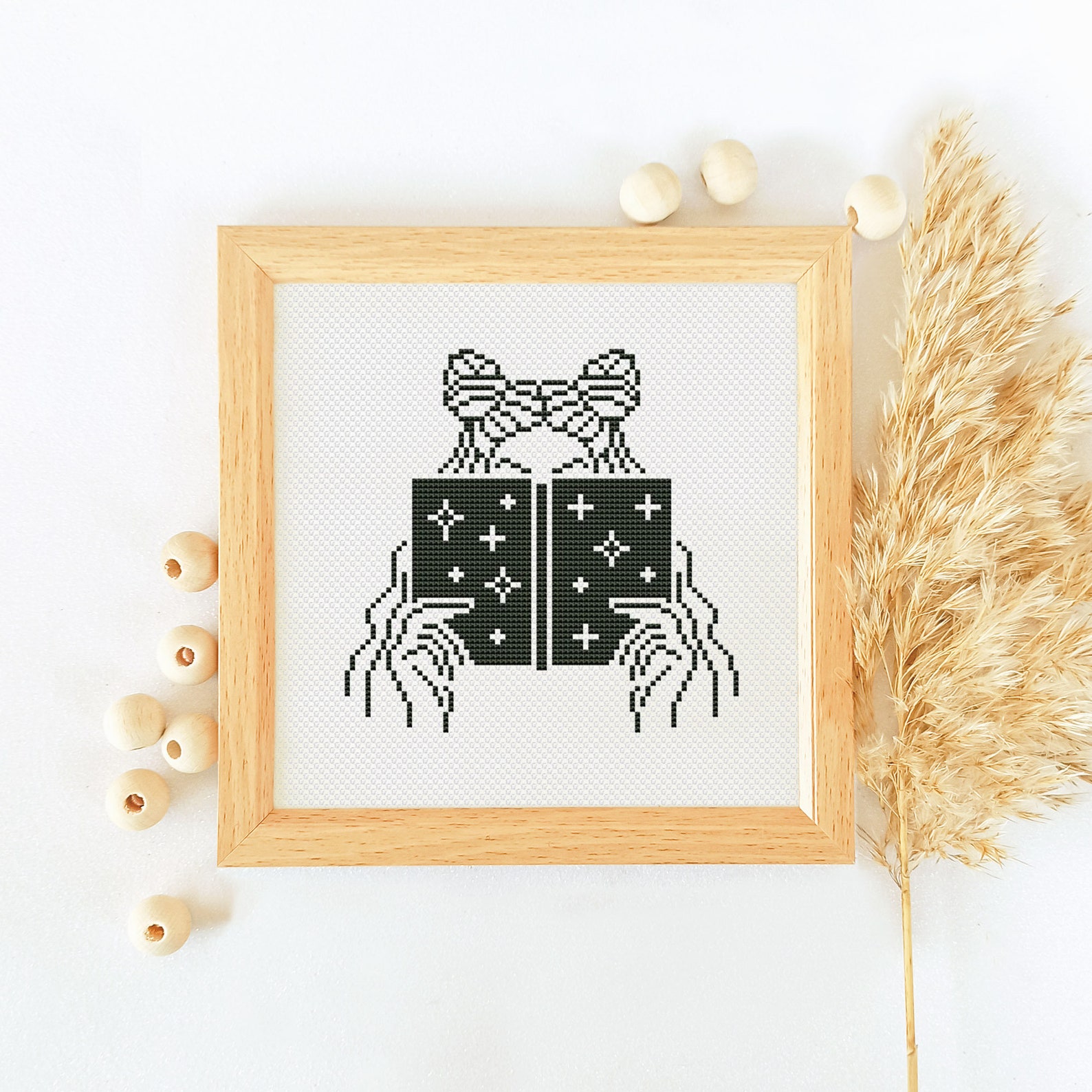 Reading Cross Stitch Pattern PDF Book Lover Cross Stitch - Etsy