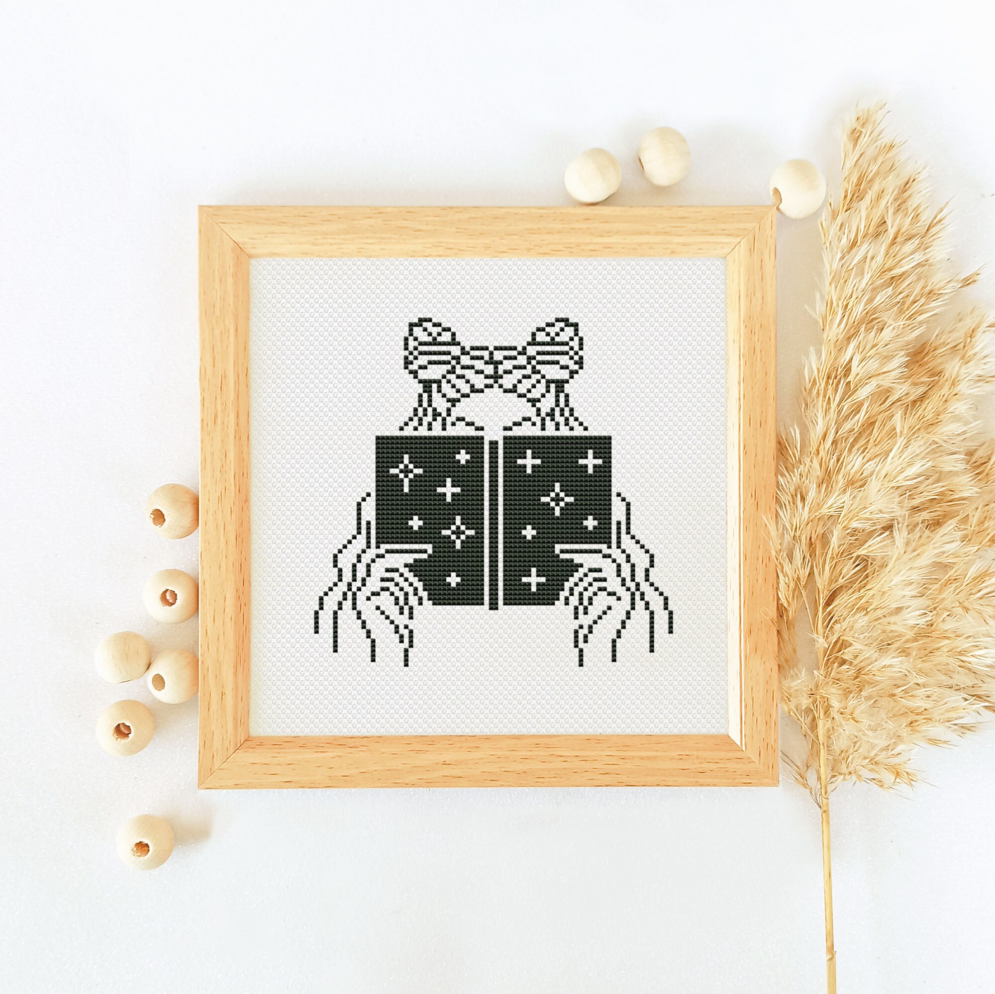 Reading Cross Stitch Pattern PDF Book Lover Cross Stitch - Etsy