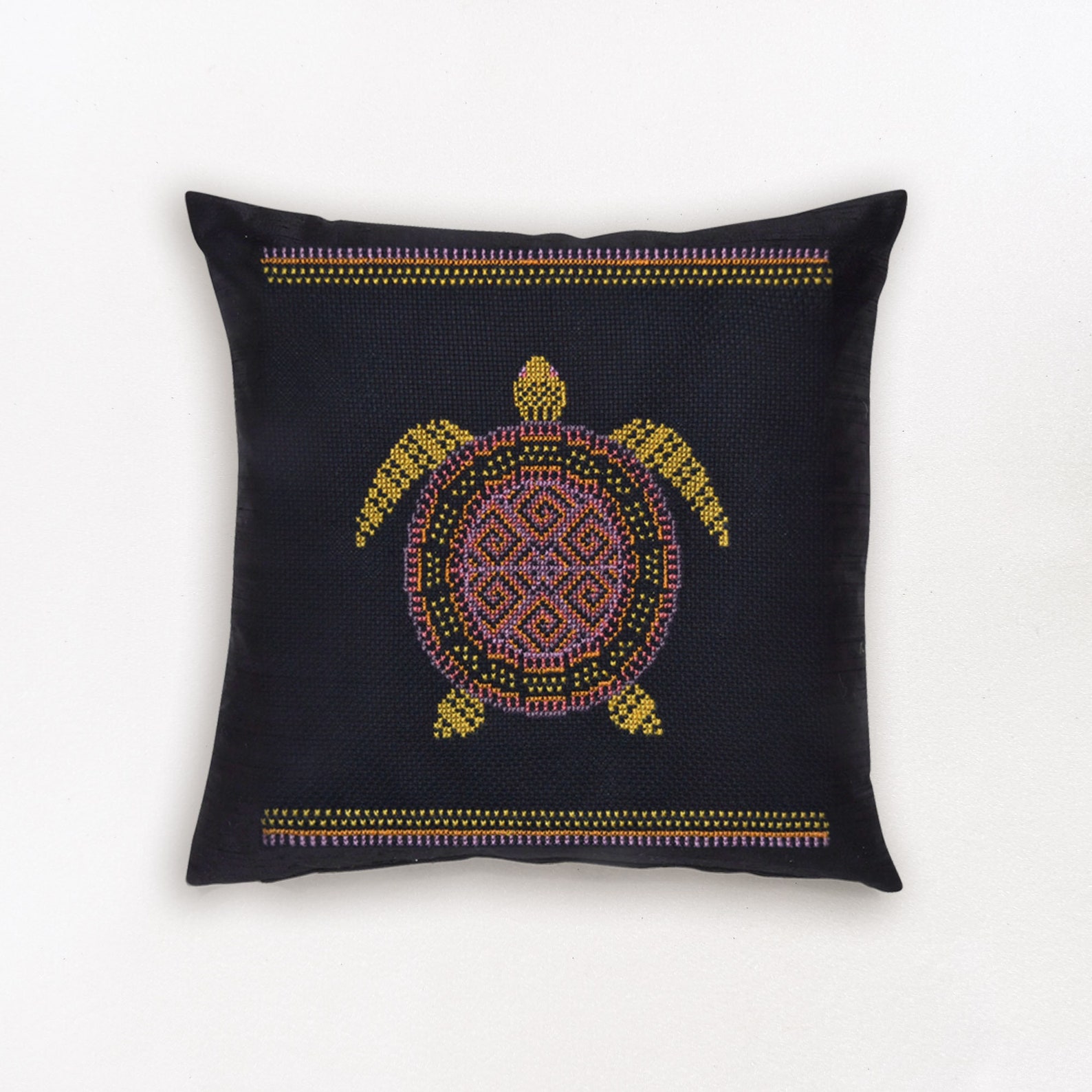 Turtle Cross Stitch Pattern PDF, Mandala Cross Stitch, Geometric ...