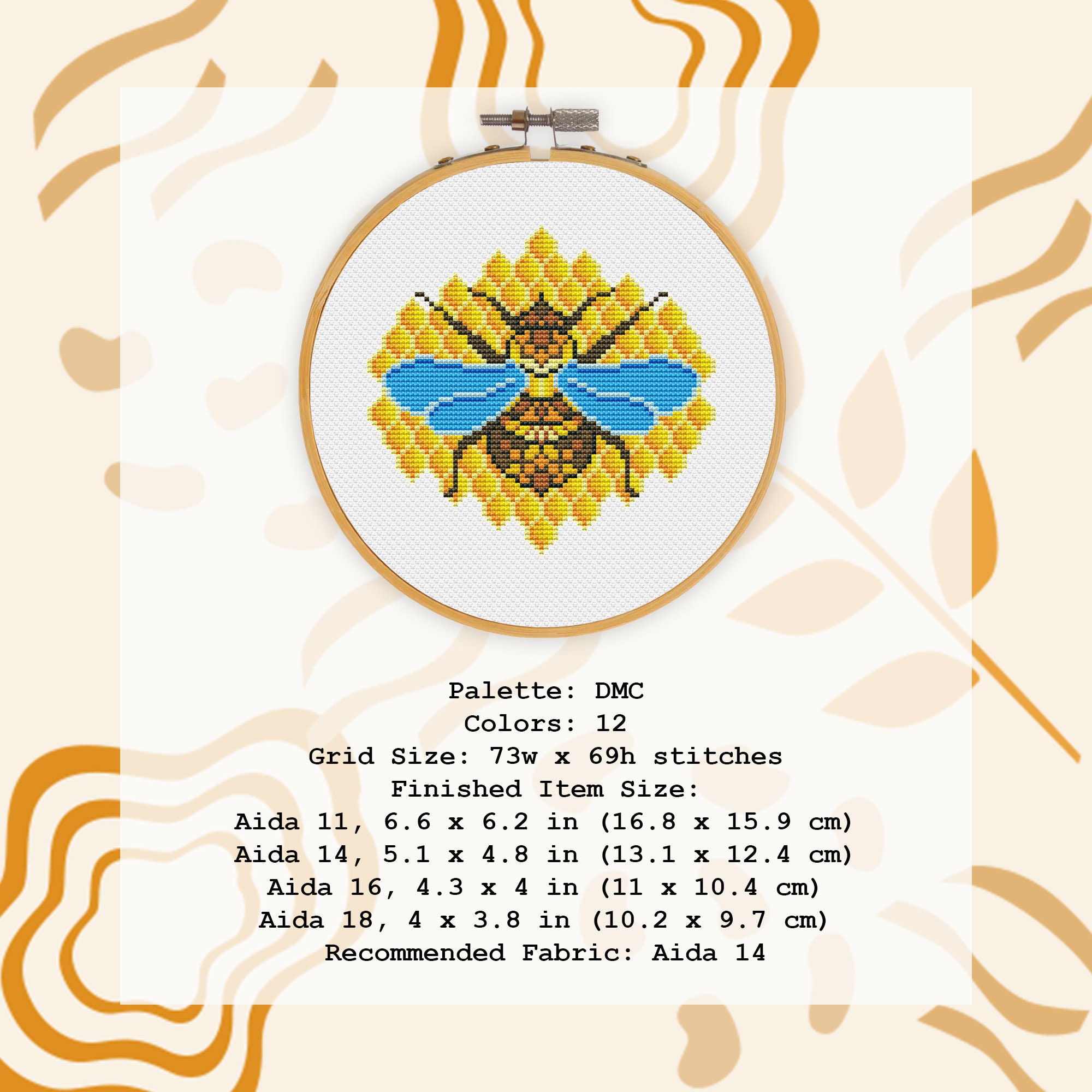 Sewing & Fiber Kits & How To Craft Supplies & Tools PDF The TRANSFORMERS BUMBLEBEE Cross Stitch ...