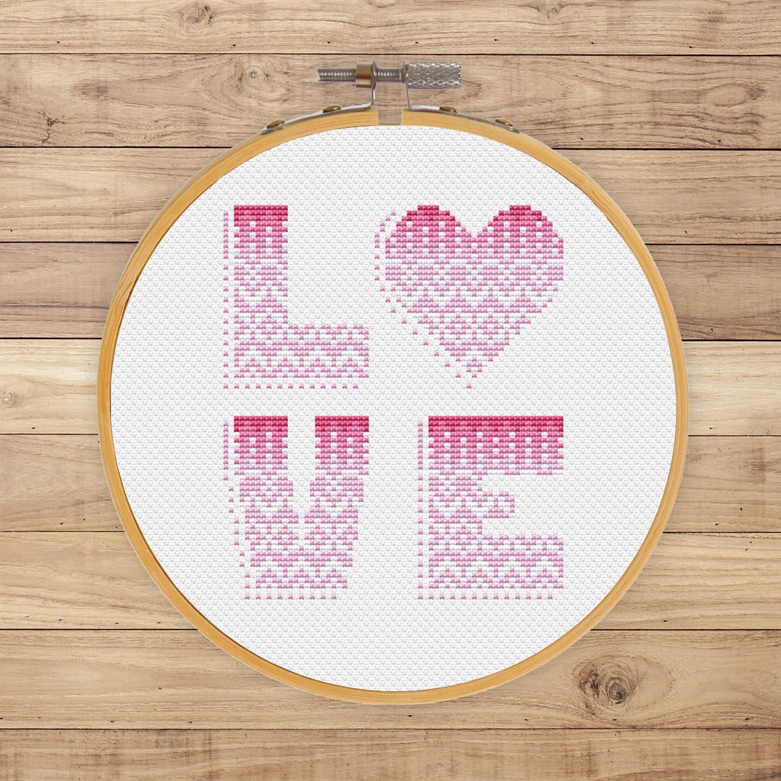 Love Cross Stitch Pattern PDF I Love You Cross Stitch | Etsy