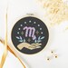 Scorpio Cross Stitch Pattern PDF, Zodiac Sign Hand Embroidery ...