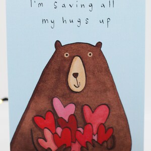 I'm Saving All My Hugs up Card, Sending a Hug, Friendship, Love, Hugs ...