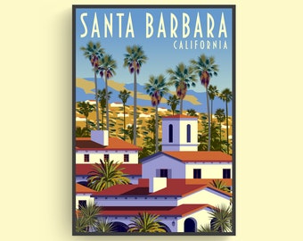Santa barbara | Etsy