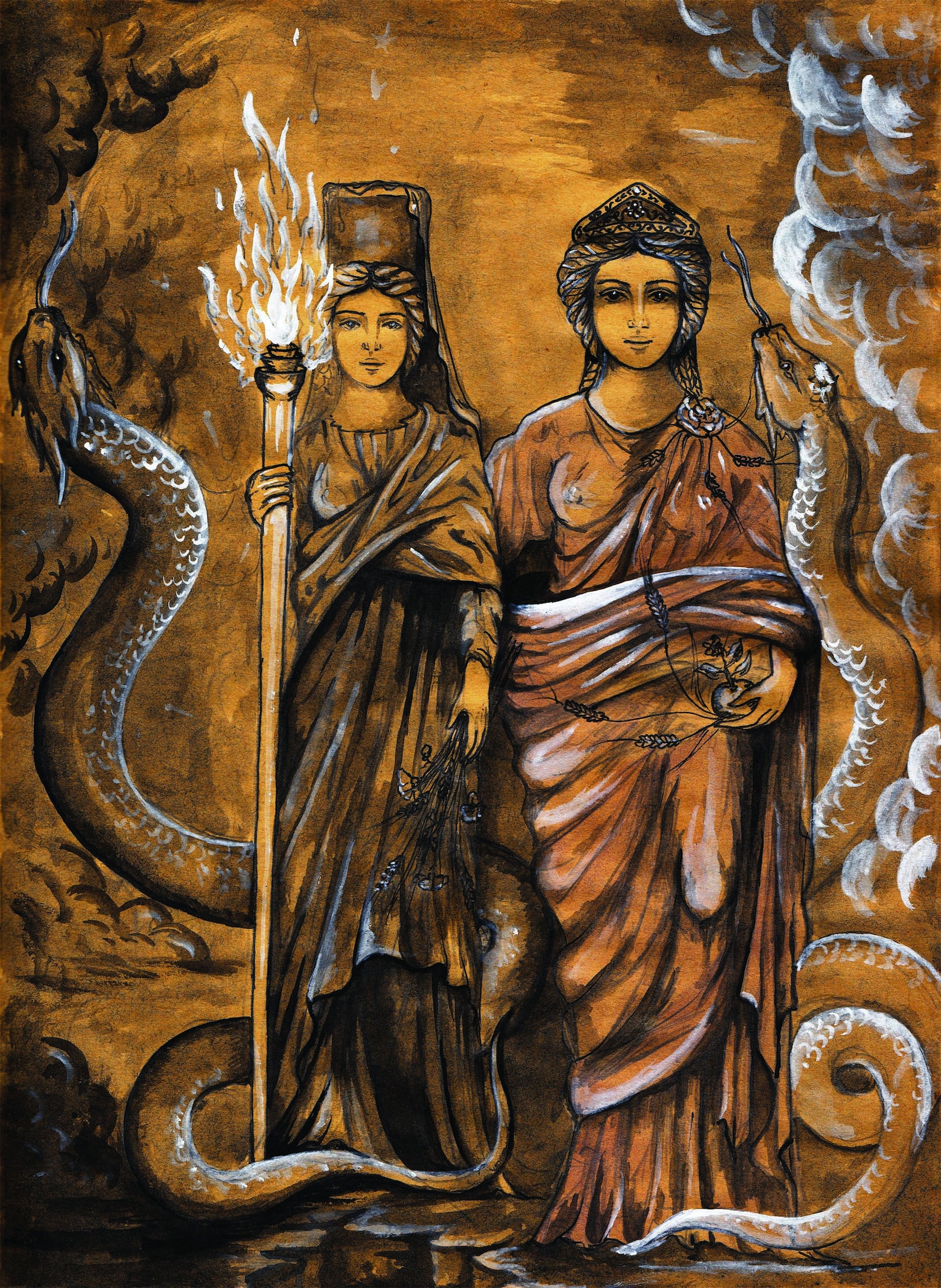 Demeter and Persephone - Etsy