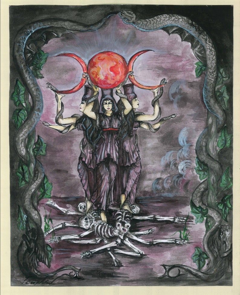 Hekate Nerteria (of the Underworld) - Digital - Etsy