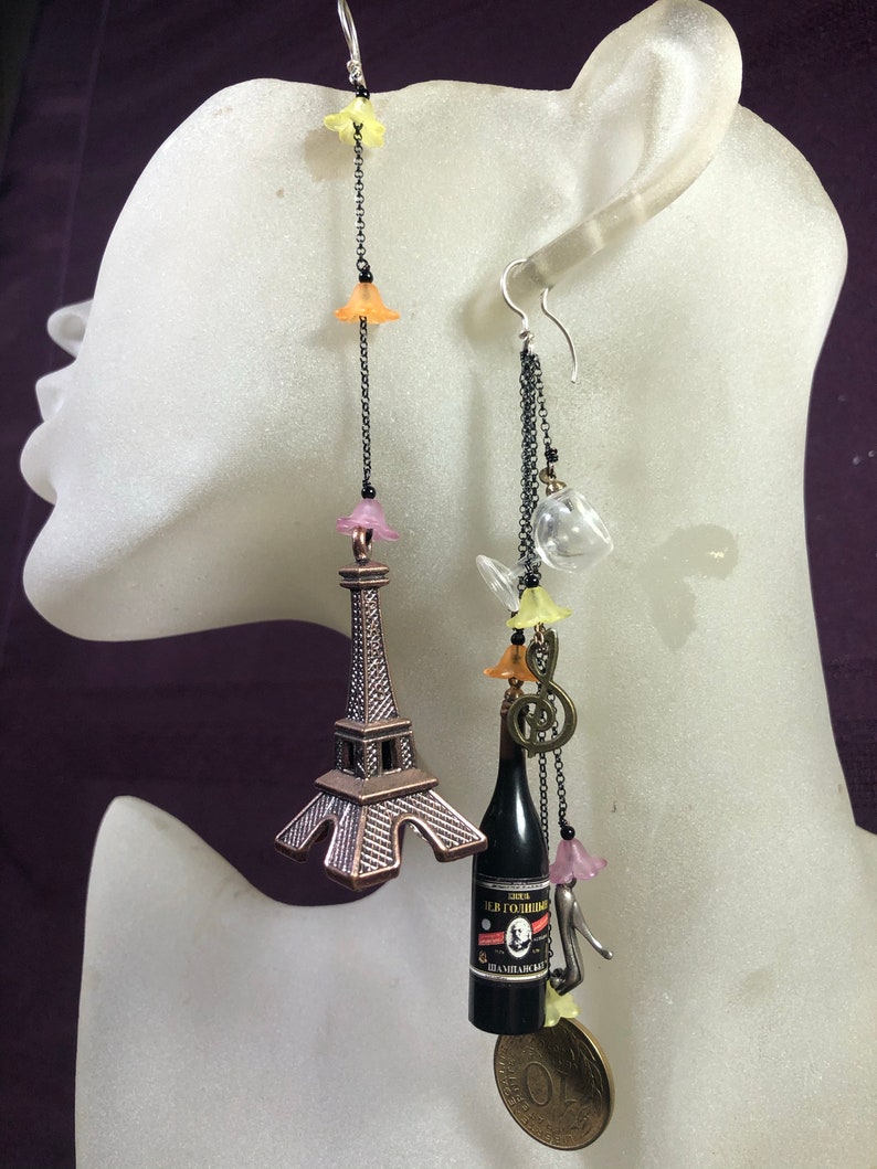 Paris, Eiffel Tower, Wine, Coin, Celebrate Trip, Mismatched ...