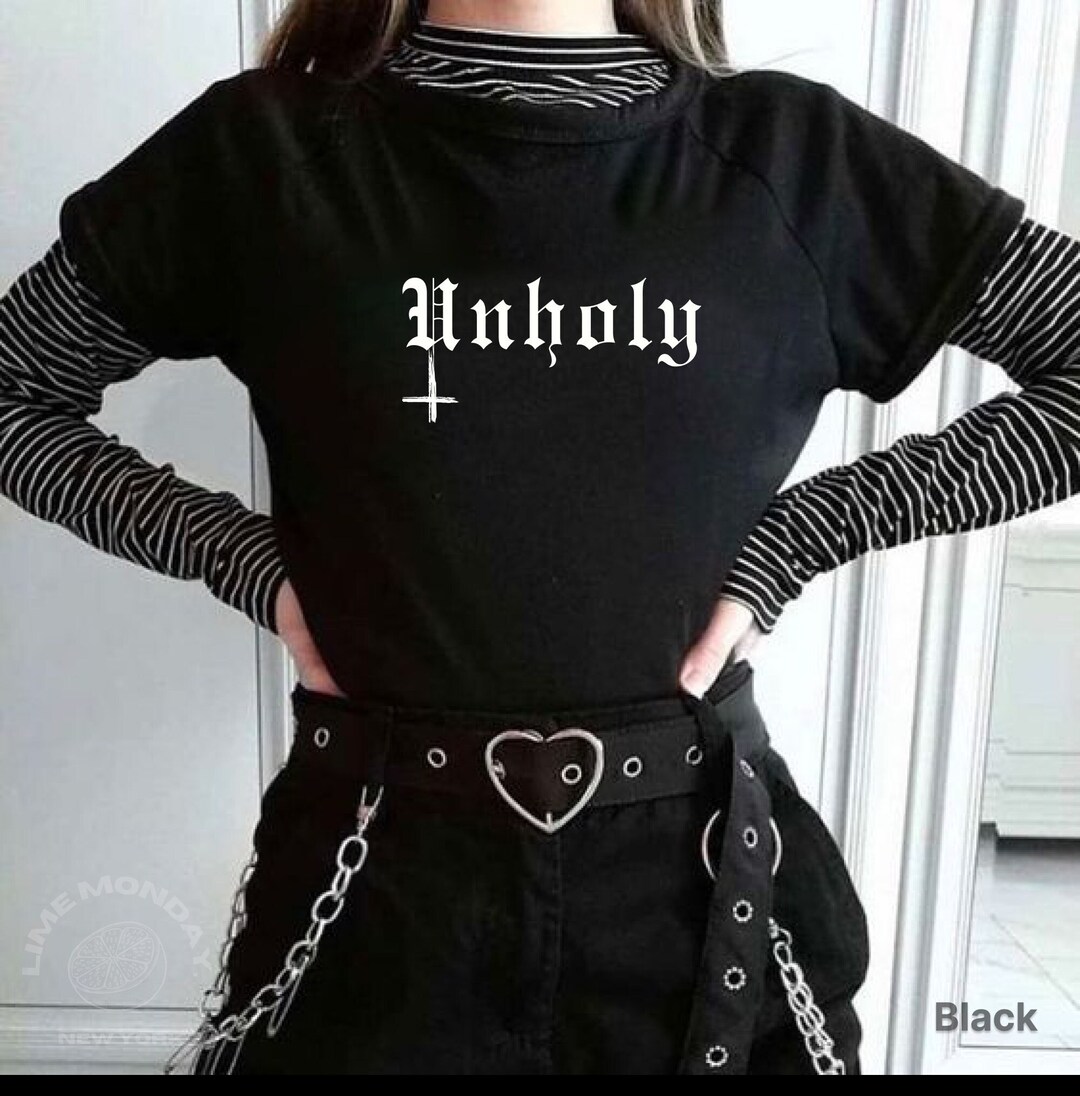 Unholy Grunge Aesthetic Y2k E Girl 90s 2000s Retro Mall Emo 5xl 6xl