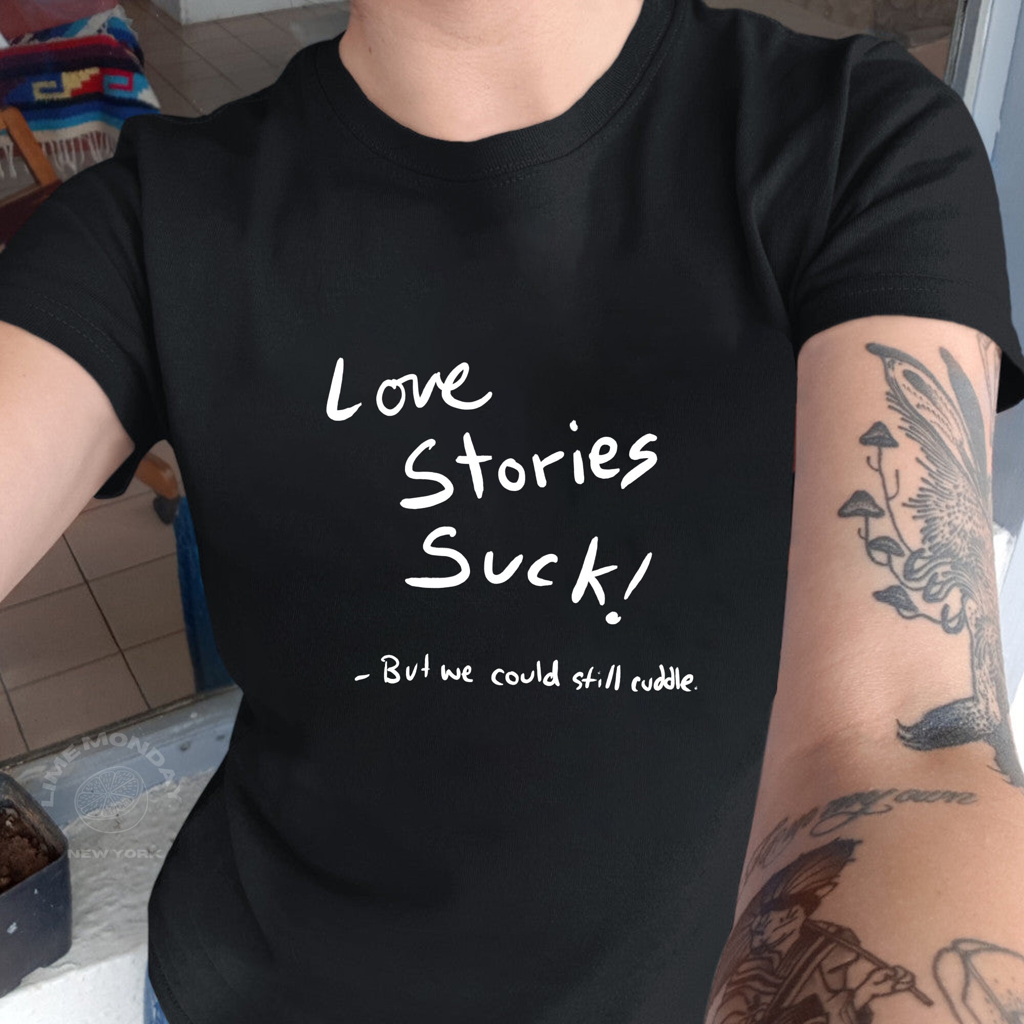 Love Stories Suck Cool Oversized Alt Grunge T Shirt Clothing Etsy