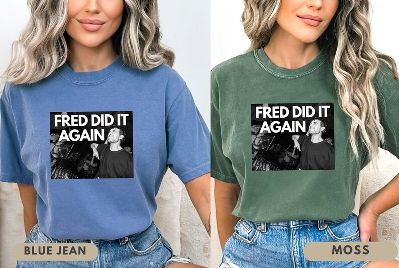 Fred Again Merch Comfort Colors, Fred Again Shirt, Fred Again Tshirt ...