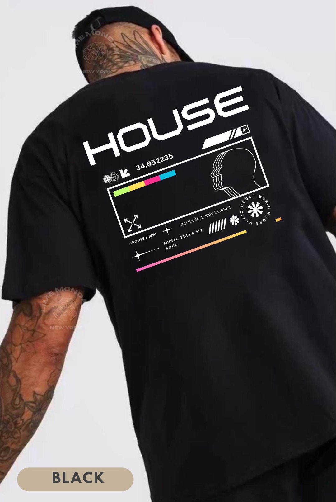 House Music X Graphic Tee Comfort Colors Shirt House Music Rave Techno ...