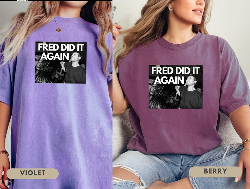 Fred Again Merch Comfort Colors, Fred Again Shirt, Fred Again Tshirt ...