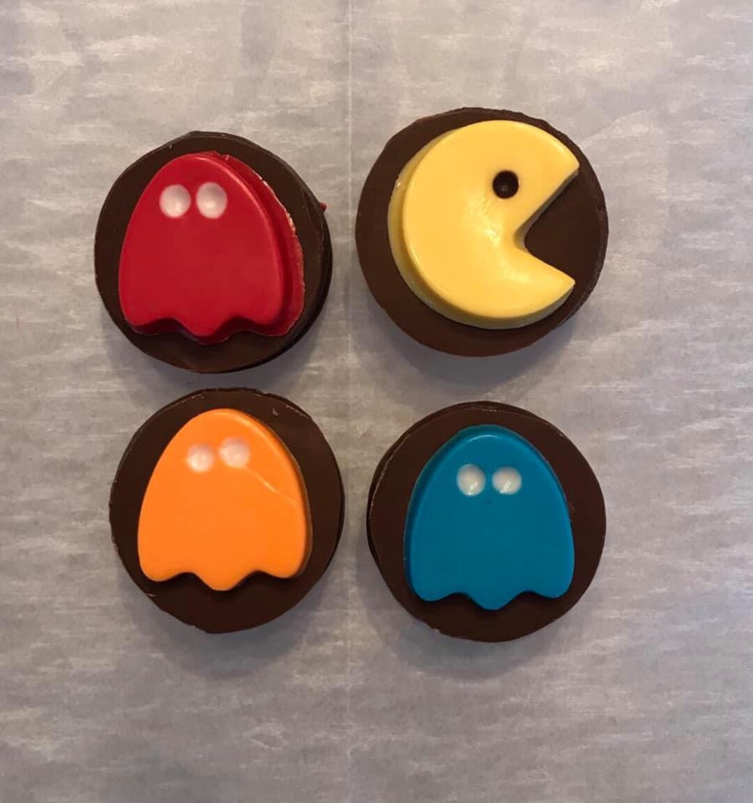Arcade Themed Chocolate Covered Cookies - Etsy