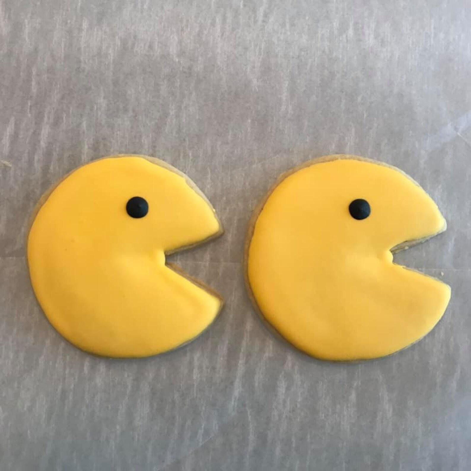 Yellow Arcade Face Sugar Cookies - Etsy