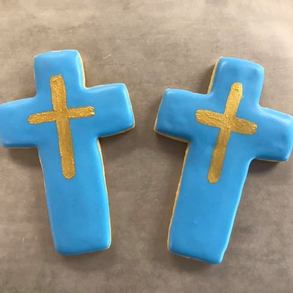Cross Sugar Cookies - Etsy