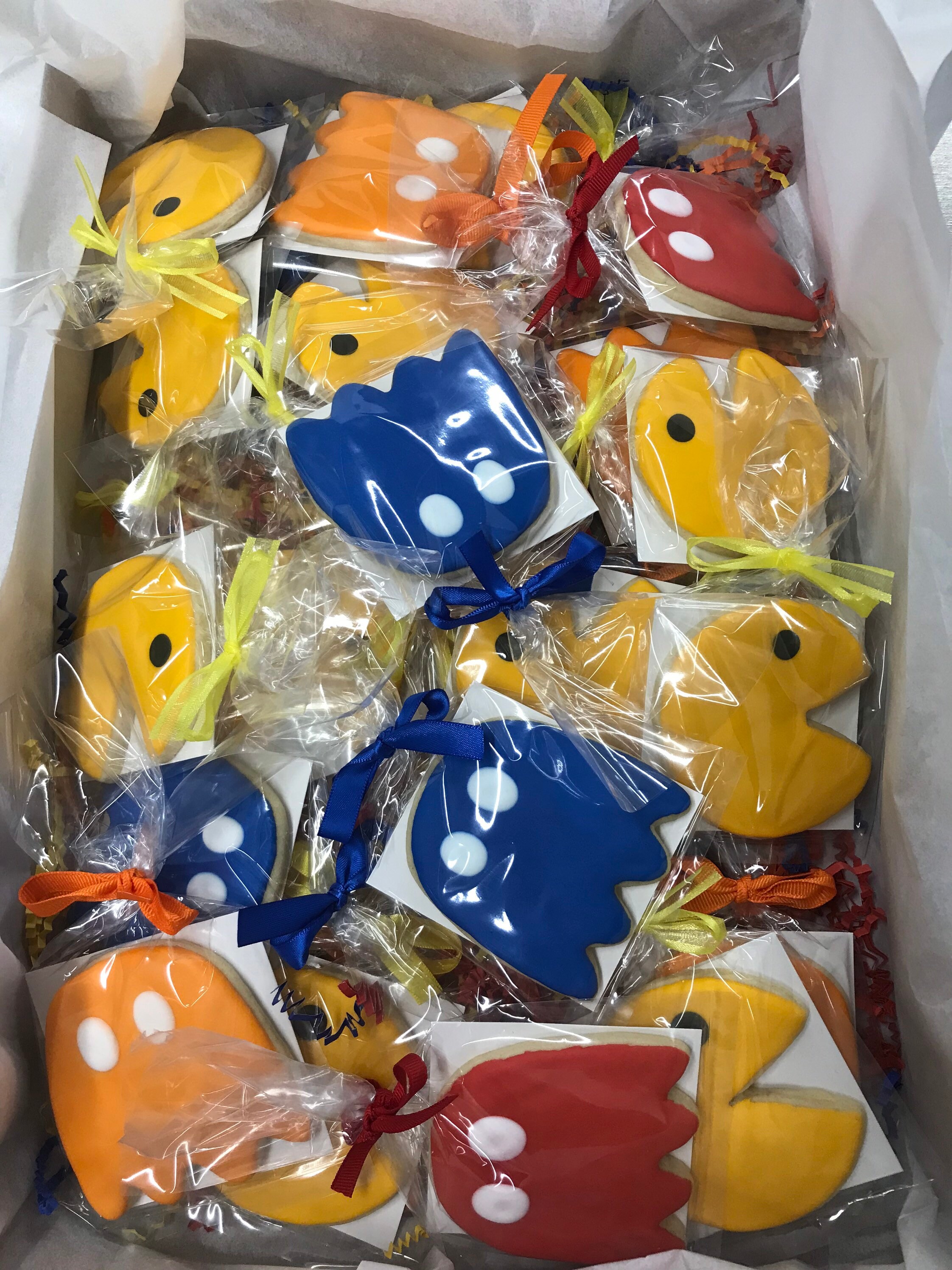 Yellow Arcade Face and Ghost Sugar Cookies - Etsy