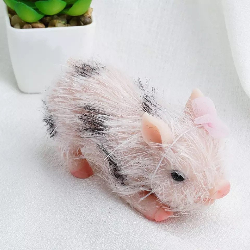 Reborn Silicone Mini Baby Pig Full Body Lifelike Piglet - Etsy