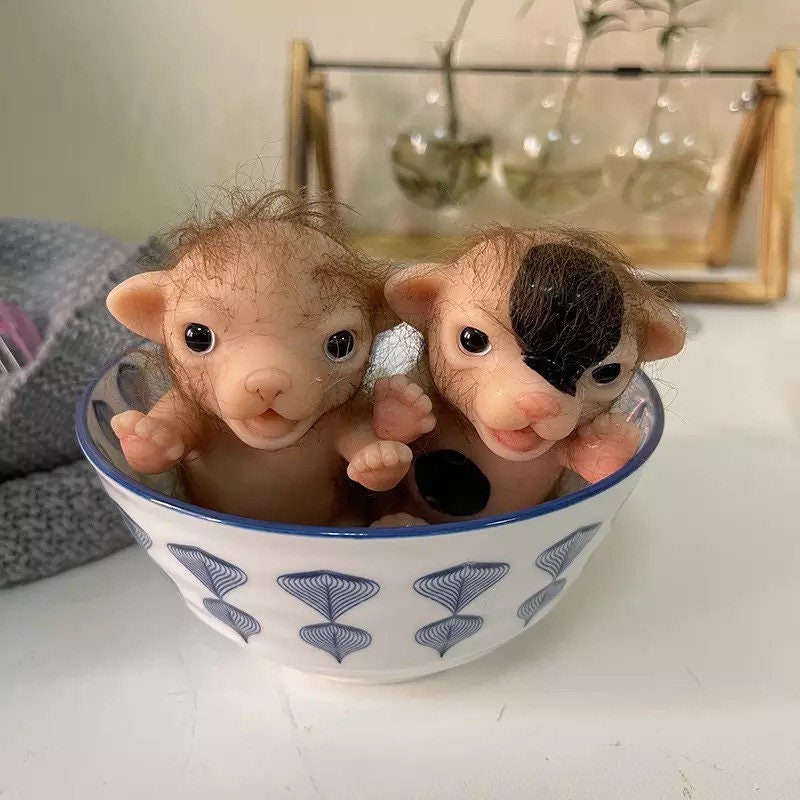 5inch Mini Puppy Doll Reborn Baby Dogs Full Silicone Doggie - Etsy