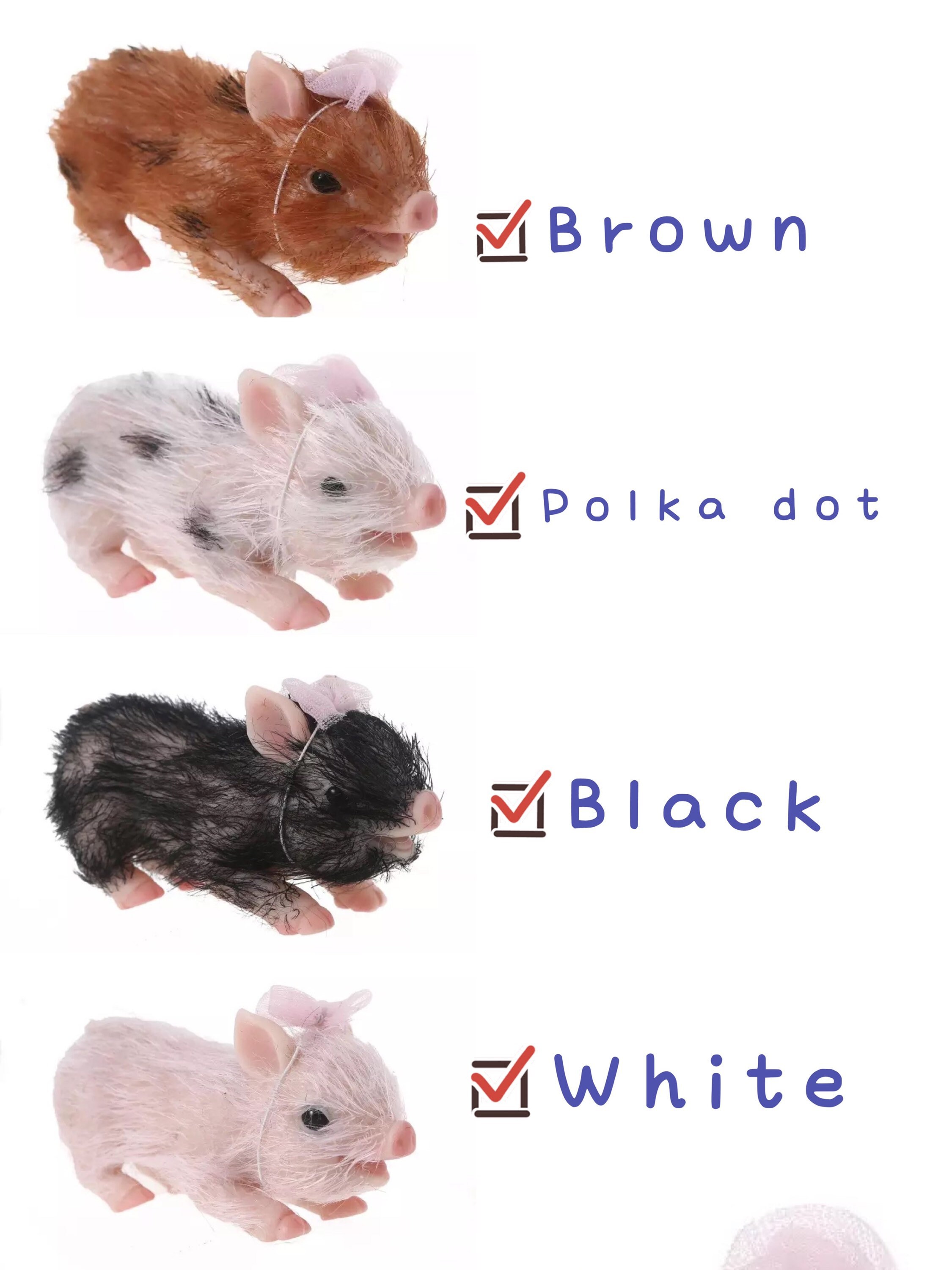 Reborn Silicone Mini Baby Pig Full Body Lifelike Piglet - Etsy