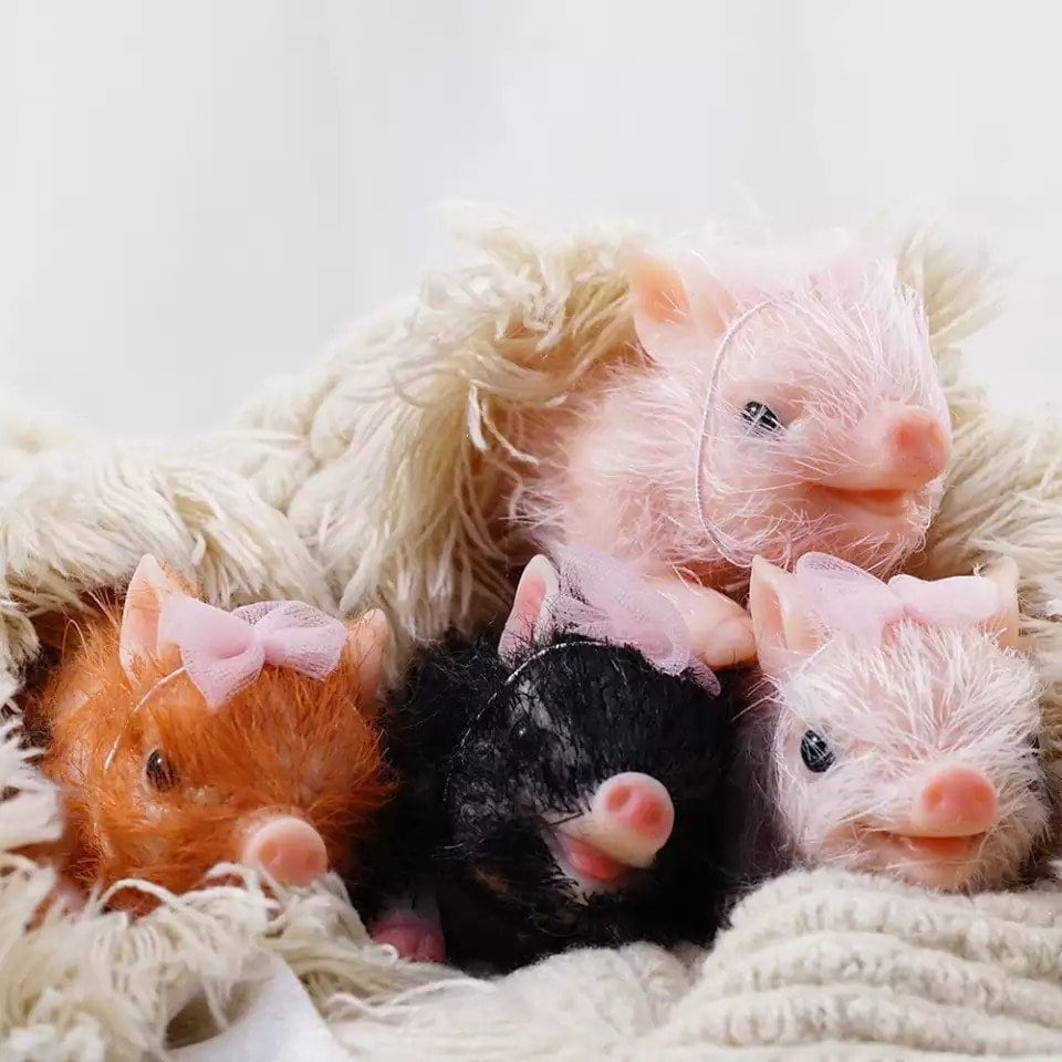 Reborn Silicone Mini Baby Pig Full Body Lifelike Piglet - Etsy