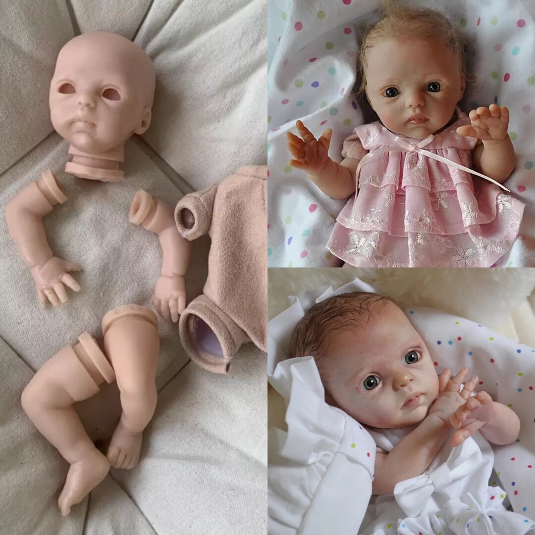 10inch Mini Reborn Baby Kit Baby Nessa Blank Doll Parts - Etsy