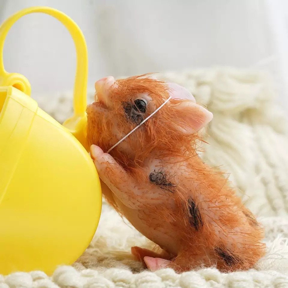 Reborn Silicone Mini Baby Pig Full Body Lifelike Piglet - Etsy