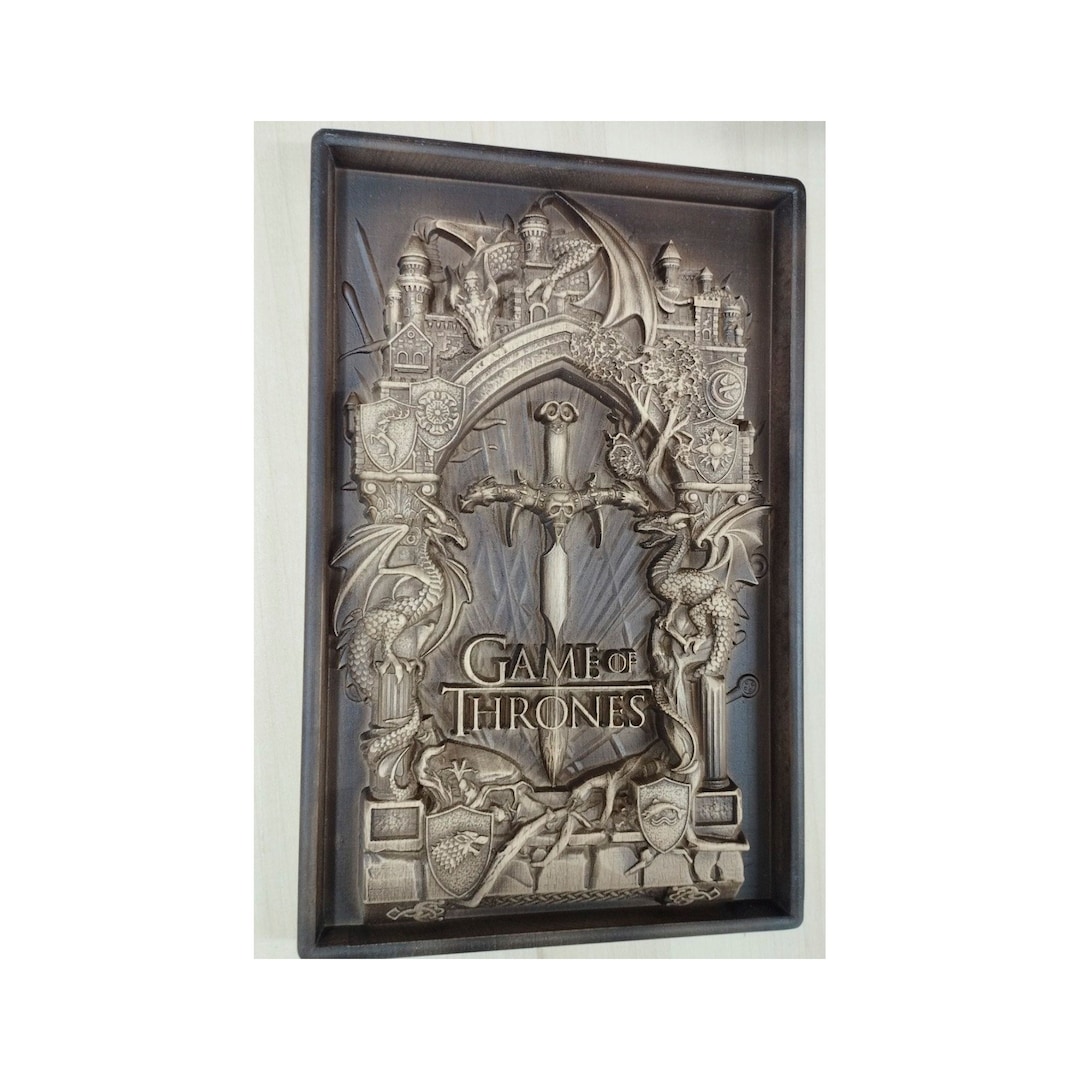 Game of Thrones Wooden pear Wall Decor - Etsy