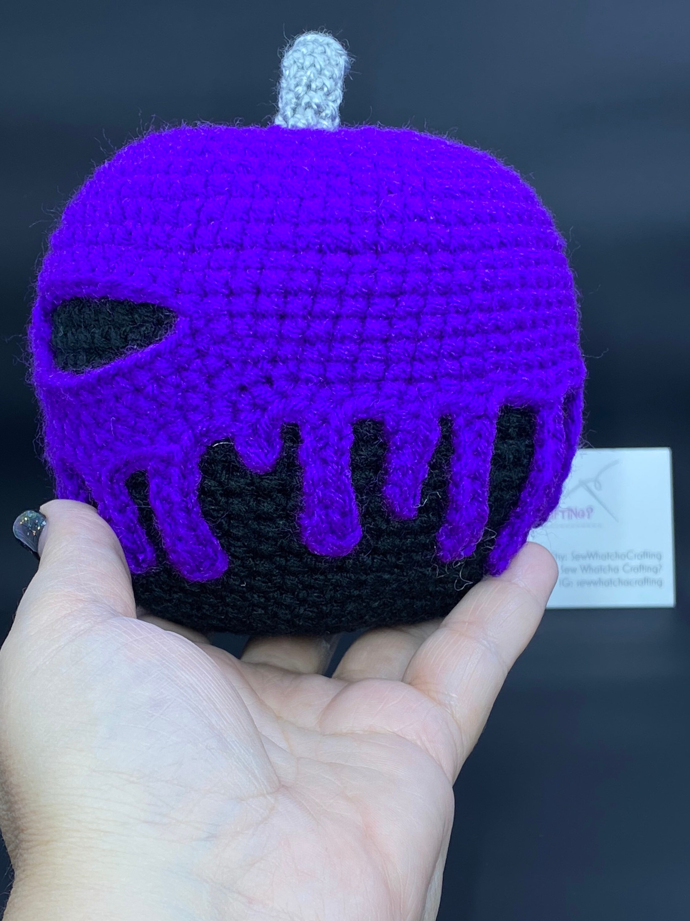 Poison Apple Amigurumi Purple and Black - Etsy