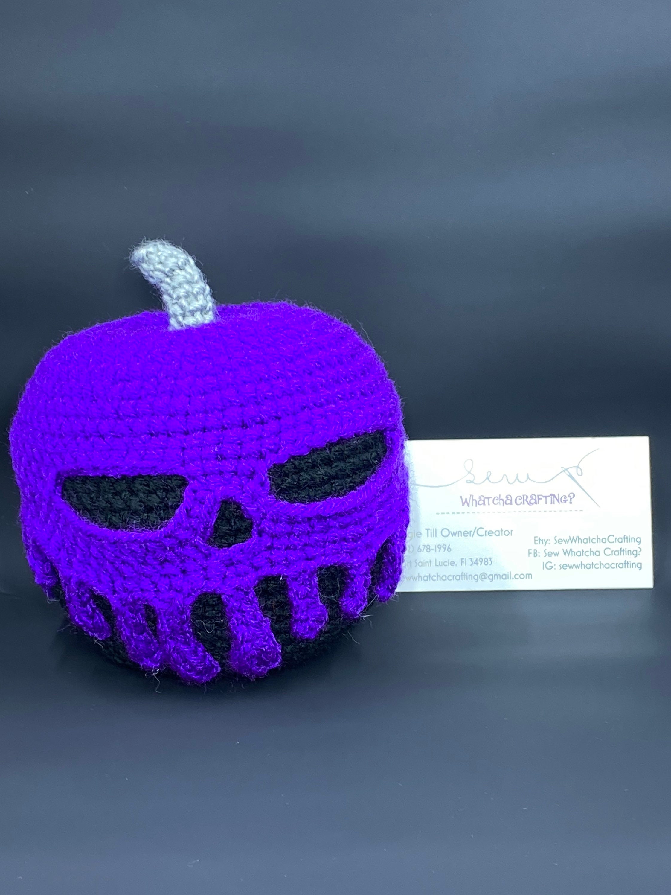 Poison Apple Amigurumi Purple and Black - Etsy