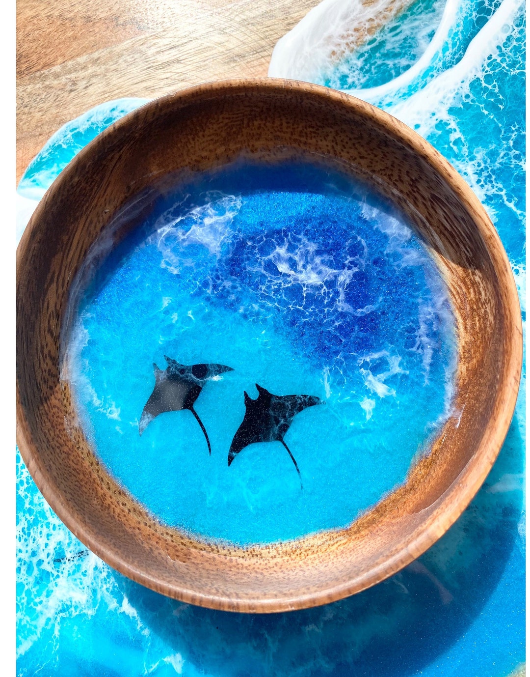 Manta Ray Ring Dish, Stingray Jewelry Dish, 3D Ocean Decor Gift ...