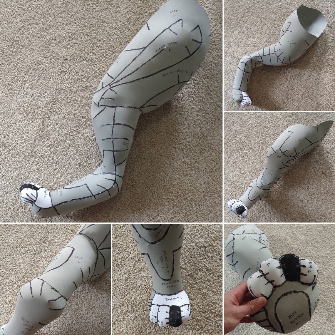 Monster Hunter Patterns: Palamute Prop Templates - Etsy