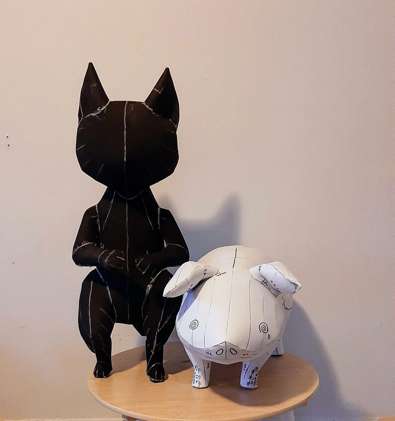Monster Hunter Patterns: Combo Poogie and Palico Templates - Etsy