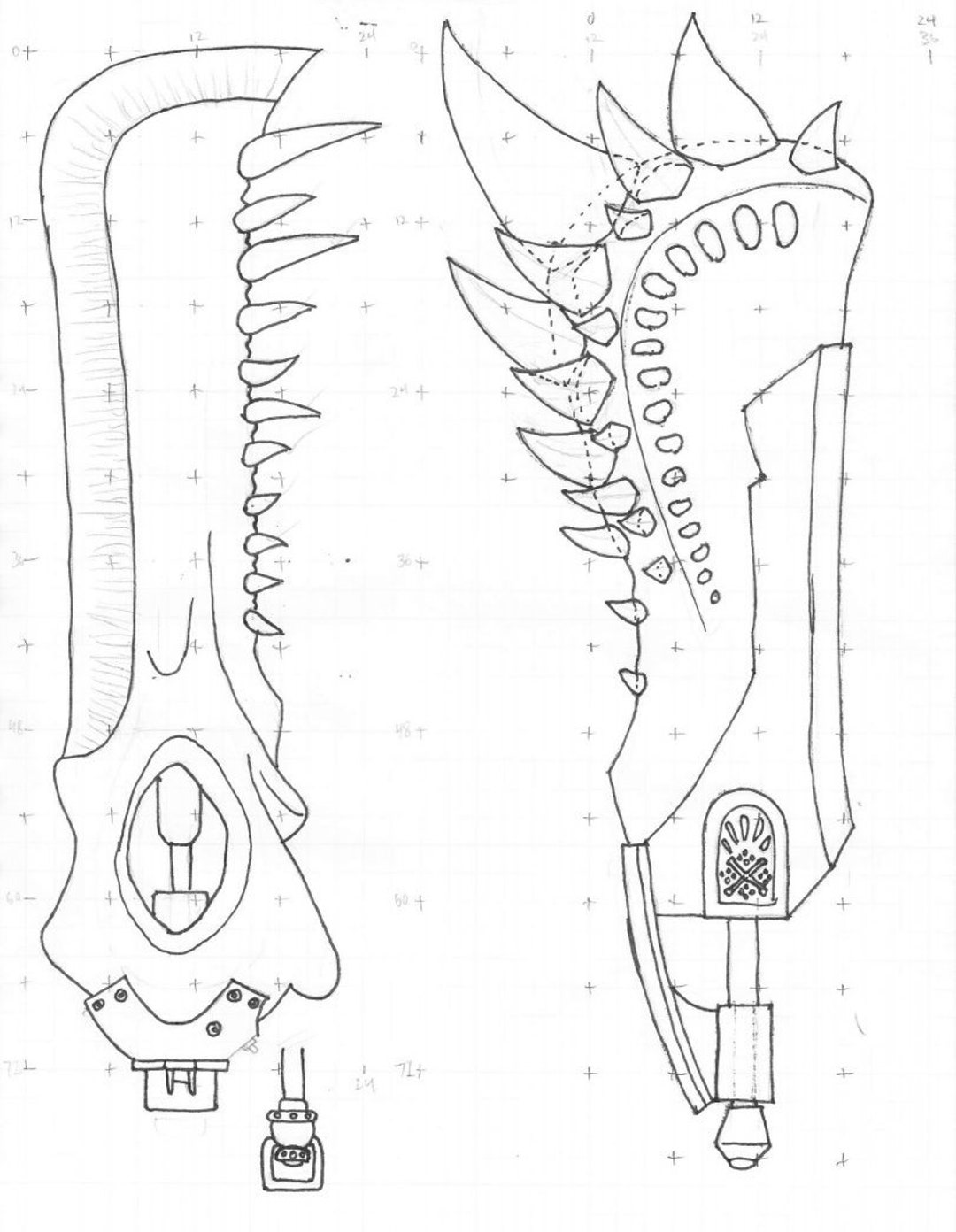 Monster Hunter Patterns: Agito and Ogre Jaw Great Sword - Etsy