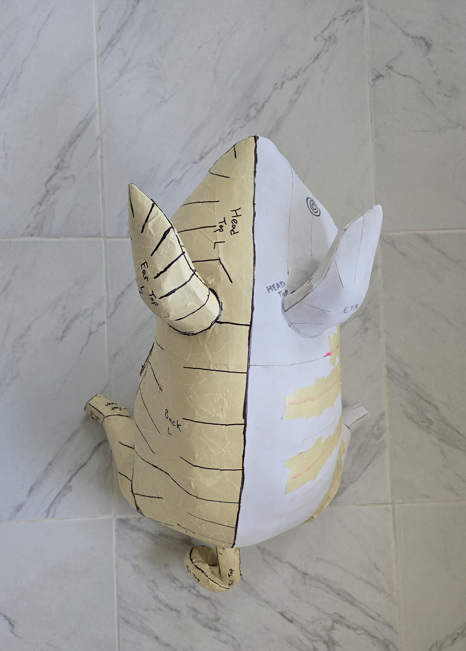 Monster Hunter Patterns: Sitting Poogie Prop Foam Template - Etsy